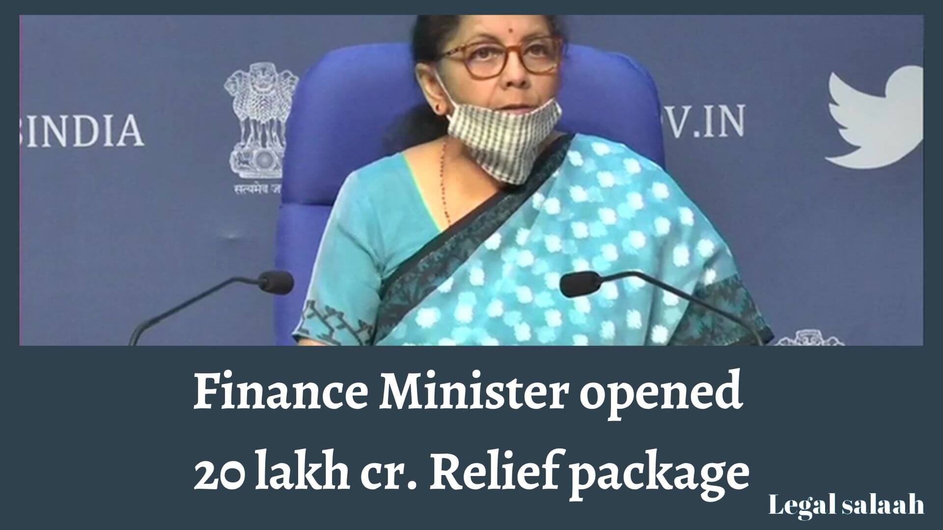20 lakh cr Relief package opened by Finance Minister | Blogs