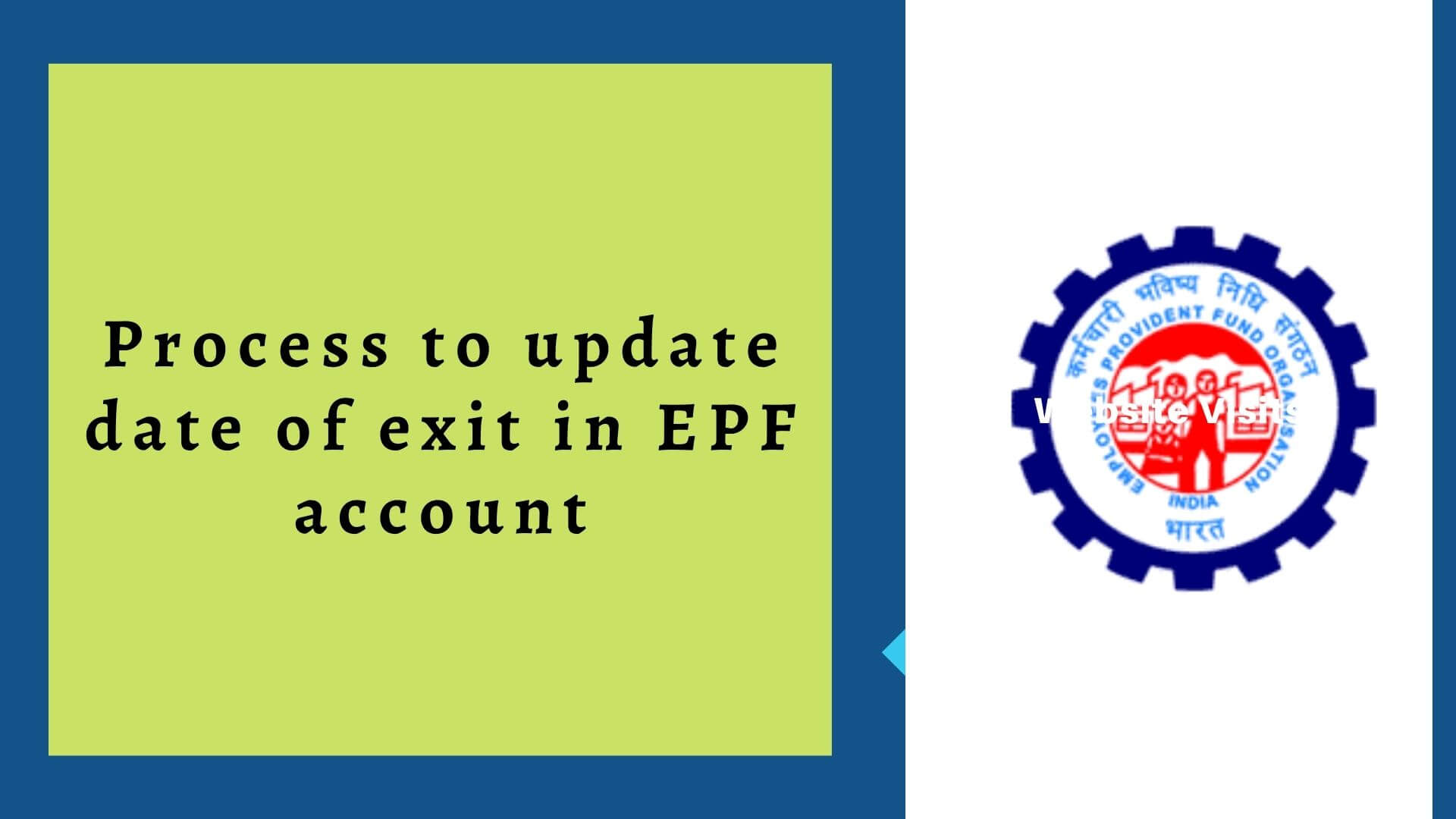 How to update exit date in EPF account | Blogs